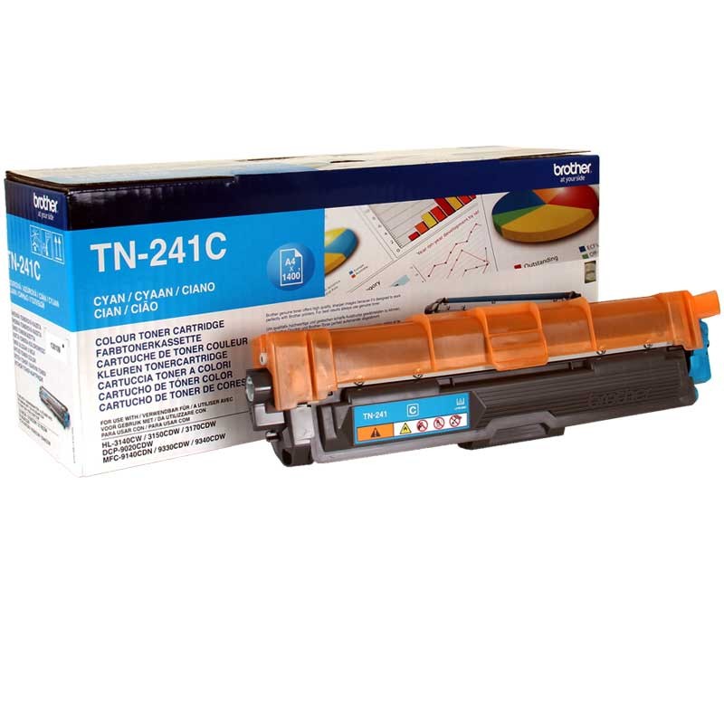 BROTHER Cartouche de Toner TN-241C Cyan - 1400 pages au meilleur prix ...