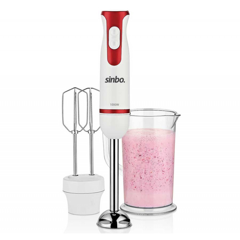 SINBO SET MIXEUR SHB 3112 1000W BLANC au meilleur prix en Tunisie sur ...