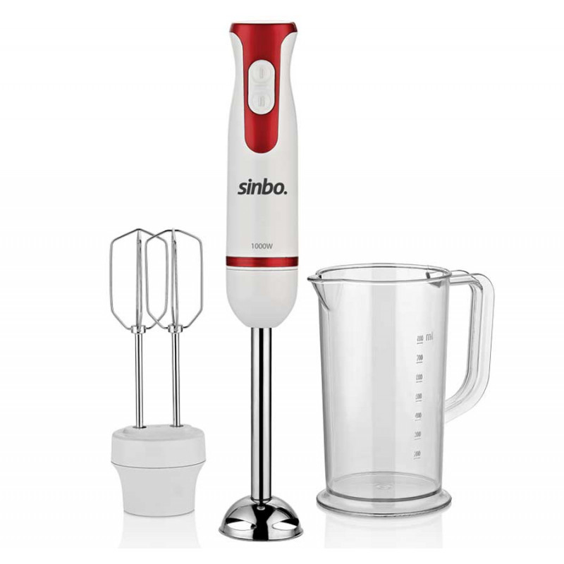 SINBO SET MIXEUR SHB 3112 1000W BLANC au meilleur prix en Tunisie sur ...