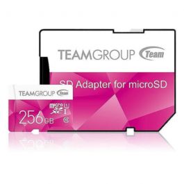 Team group CARTE MéMOIRE 256GO MICRO SDXC CLASS 10 AVEC ADAPTATEUR au ...